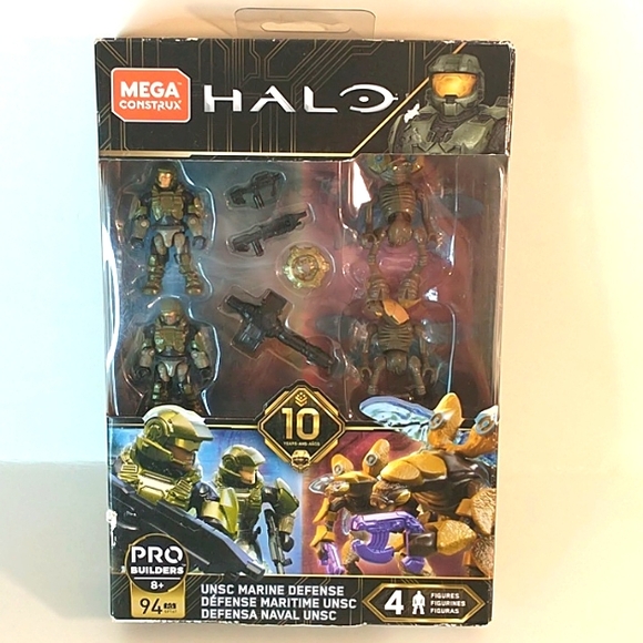 Mega Construx | Toys | Mega Construx Halo Pro Builders Usnc Marine ...
